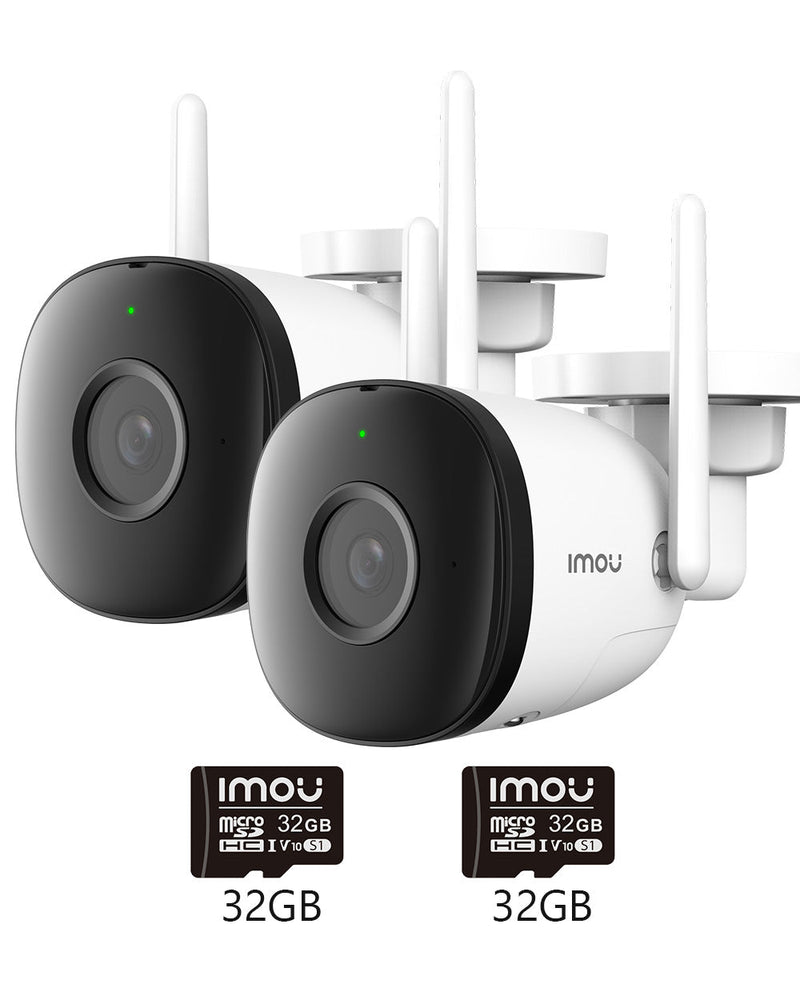 Caméra de sécurité étanche Wi-Fi d’extérieur IMOU Bullet 2C 3C