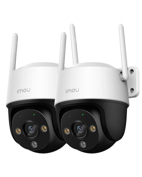 IMOU 2pcs Cruiser SE+ PTZ WiFi 4MP Kit de cámara de seguridad