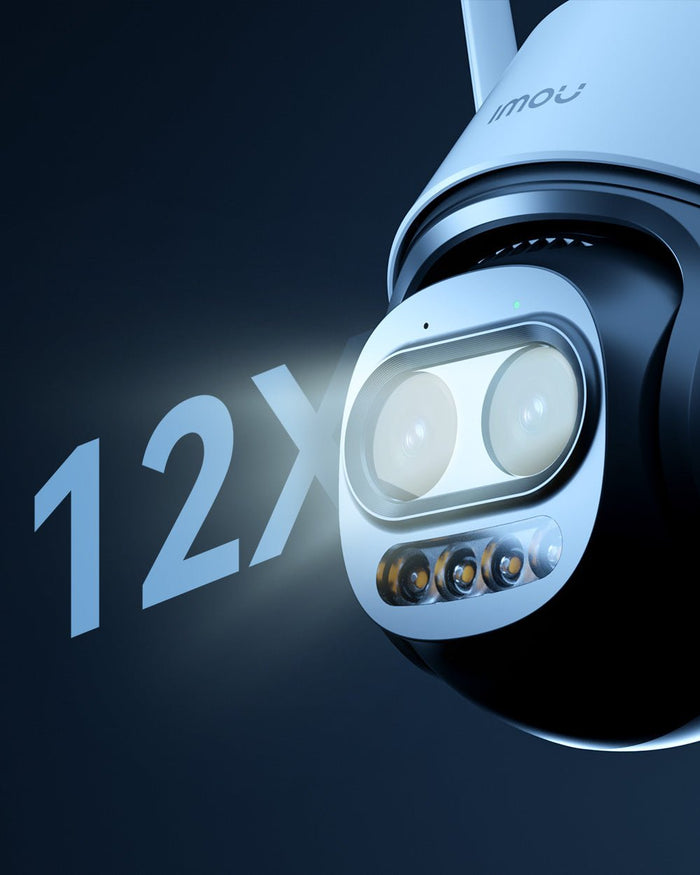 IMOU Cruiser Z – Caméra de Sécurité 3K à Double Objectif avec Zoom 12x ...