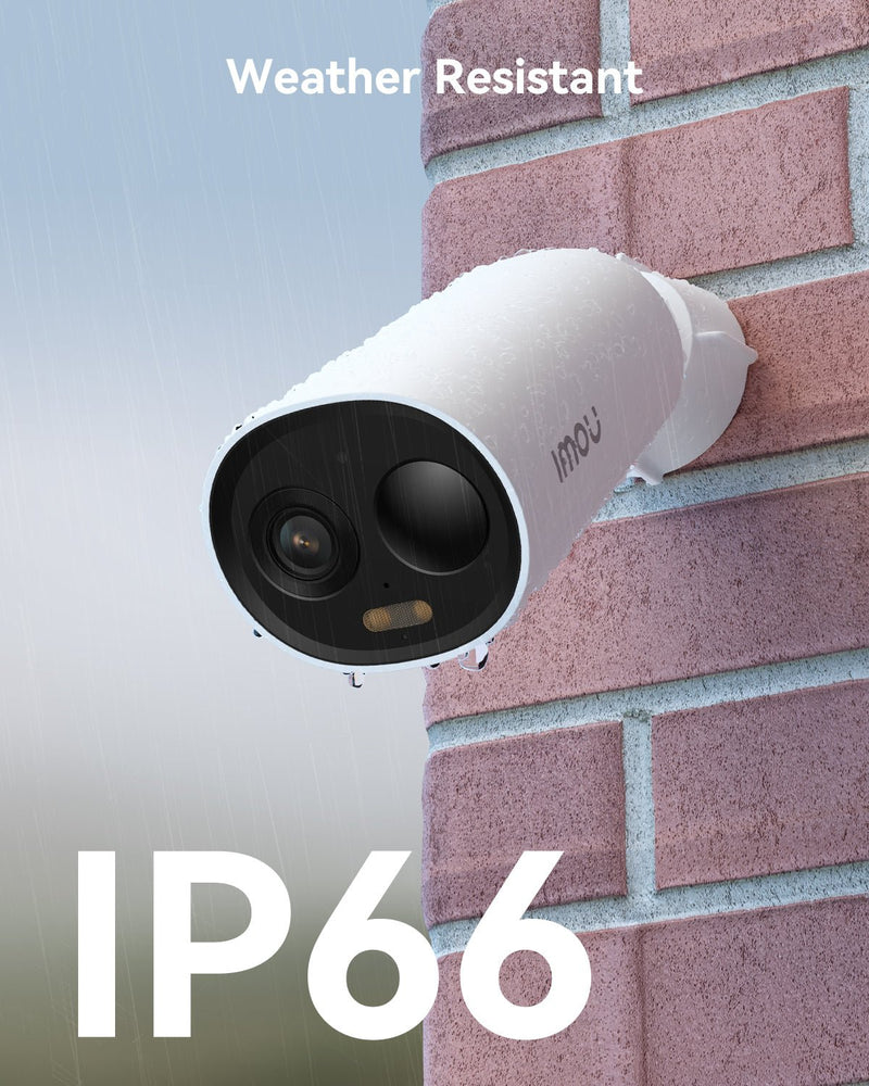 IMOU Cell 3C Battery Outdoor WiFi Security Camera Waterproof 3MP 2K So